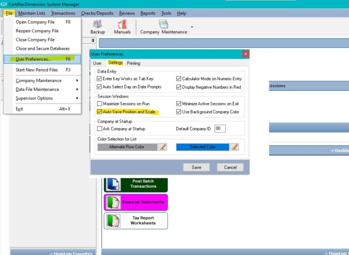 Increasing Screen Size – Certiflex Software, LLC