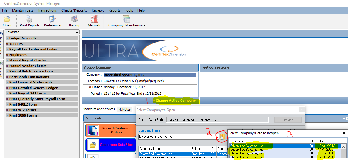Open Company List – Certiflex Software, LLC
