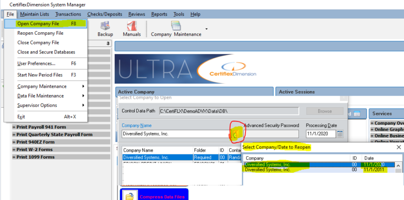 Open Company List – Certiflex Software, LLC