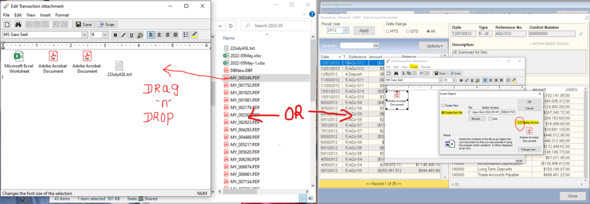 Attaching A File To A Journal Entry – Certiflex Software, LLC